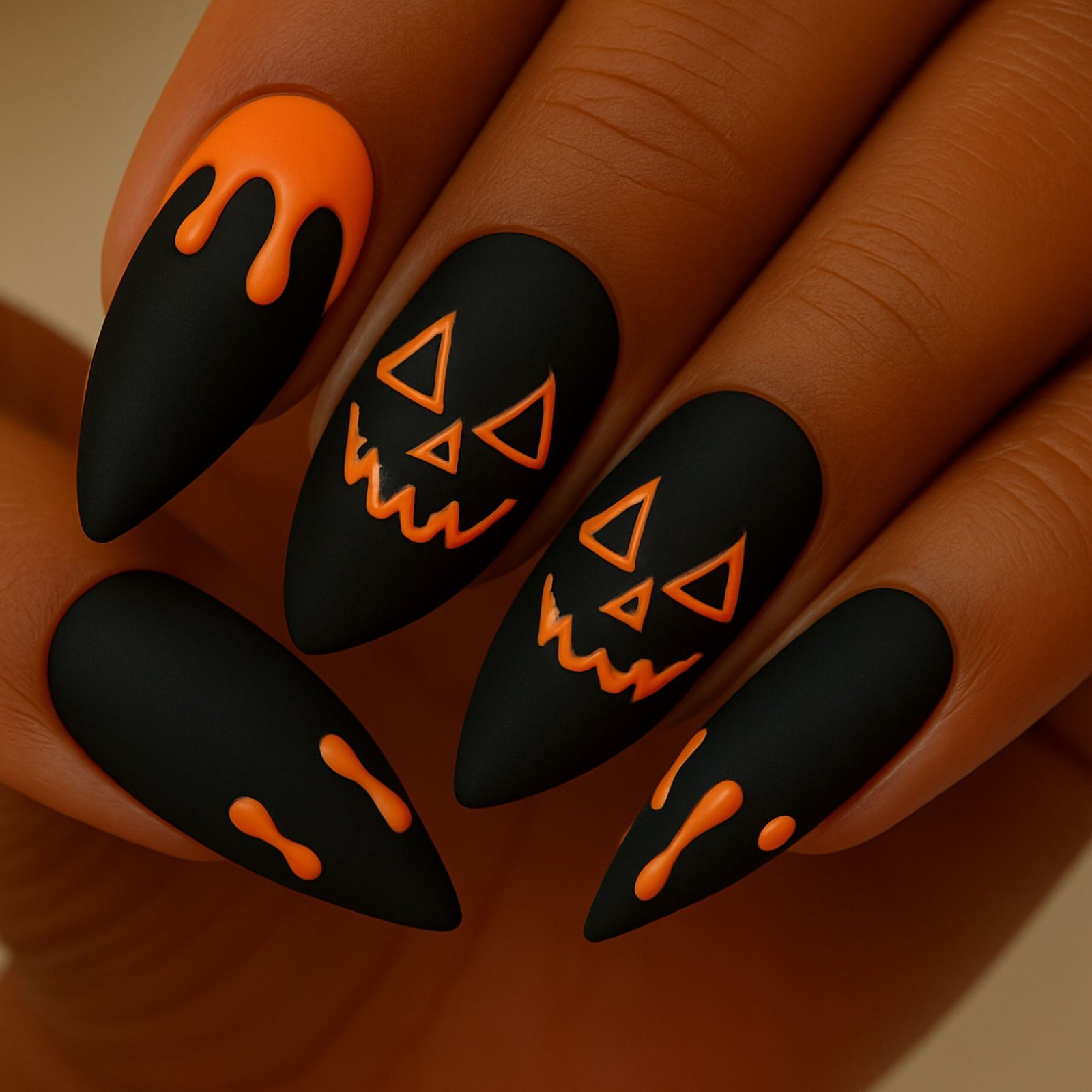 Spooky Halloween Nails Design Tutorial Step by Step - hub.thegagster.com